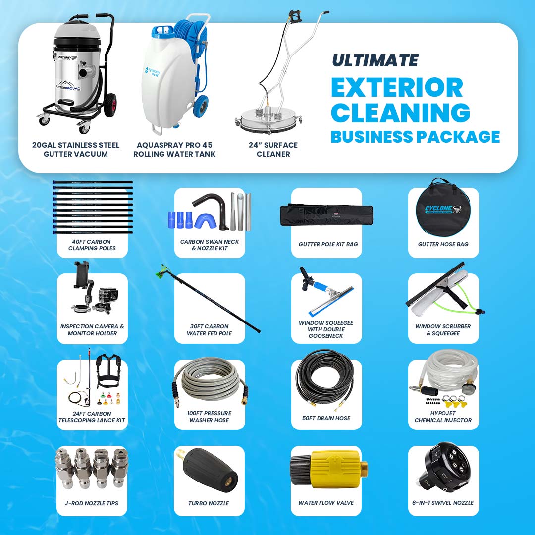 All-in-One Exterior Cleaning Kit for Soft Washing and Pressure Washing ...