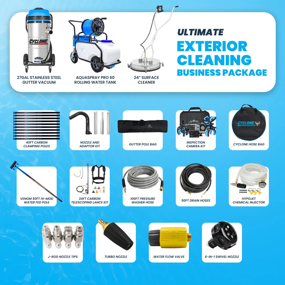 All-in-One Exterior Cleaning Kit for Soft Washing and Pressure Washing ...