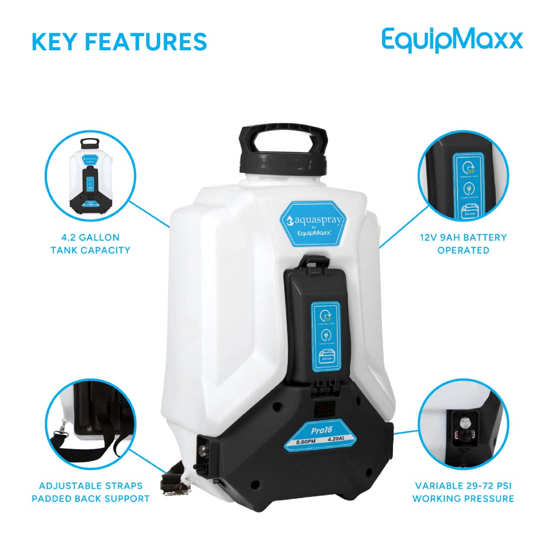 Backpack Water Tank with Water Fed Pole Window and Solar Cleaning ...